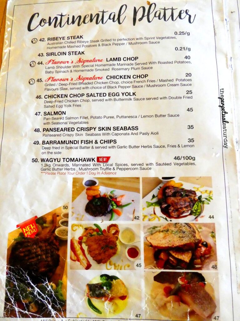 Flavours Kitchen, TTDI - The Perpetual Saturday