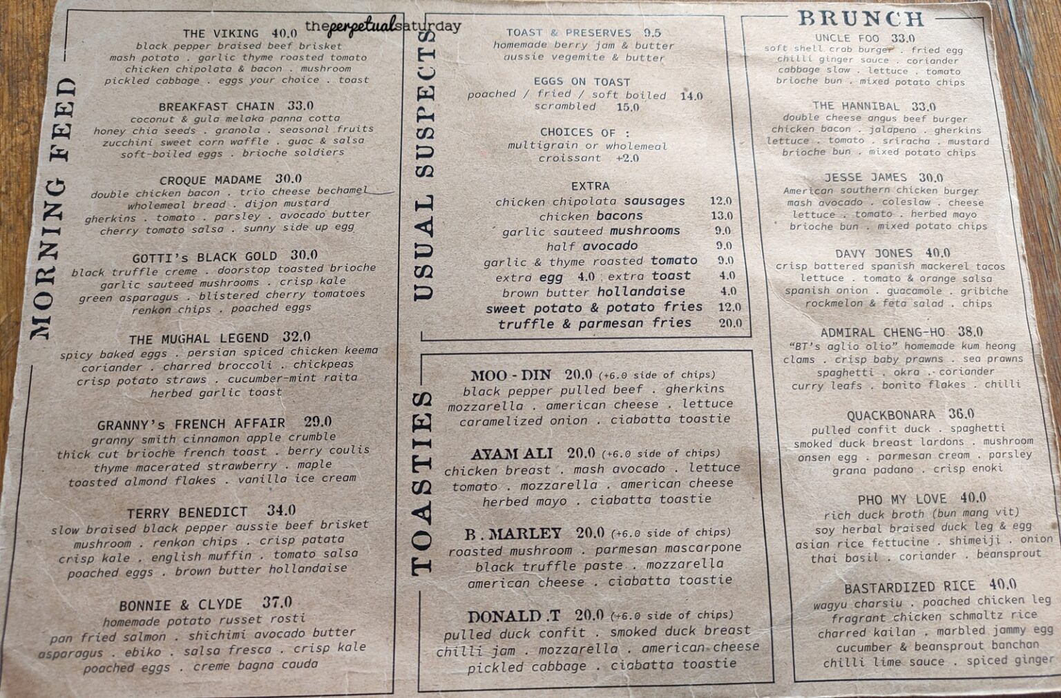 All of the Restaurants at APW Bangsar - The Perpetual Saturday