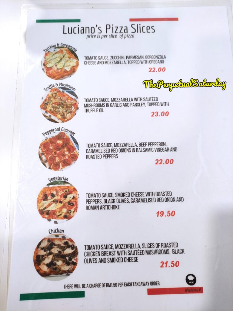 Luciano’s Italian Street Food, KLCC - Menu, Prices & Review