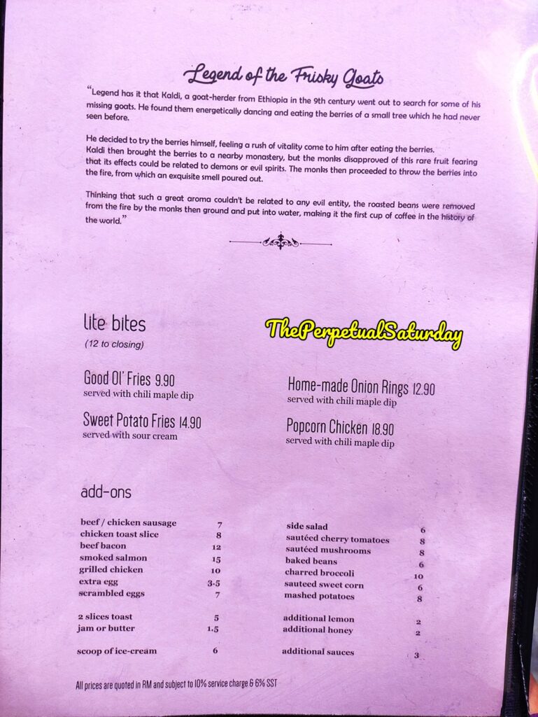 The Frisky Goat Bakery Cafe, TTDI - Menu, Prices & Review