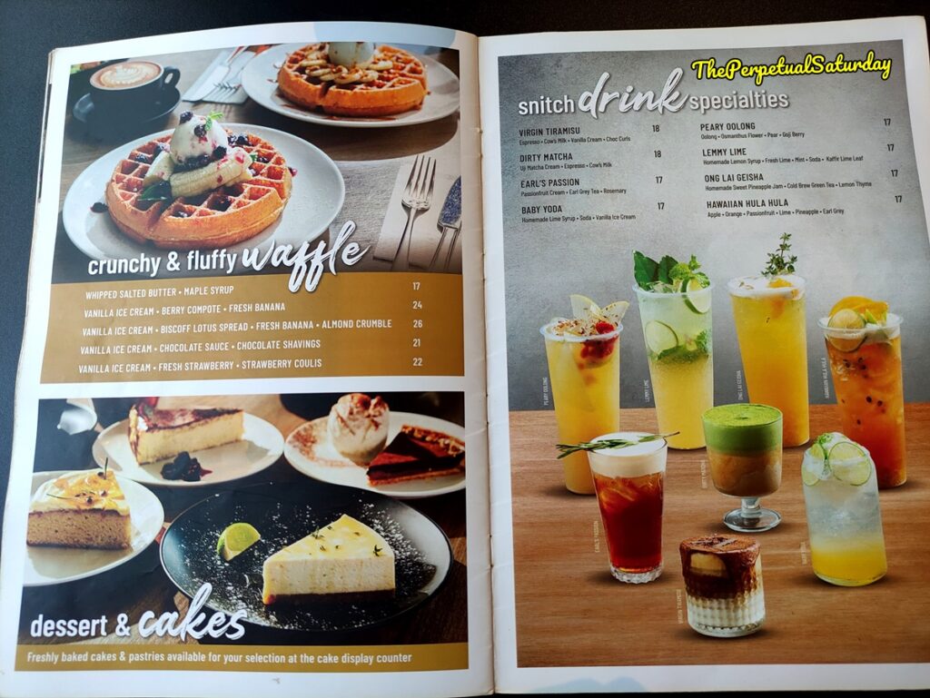 Snitch By The Thieves, The Gardens Mall - Menu, Prices & Review