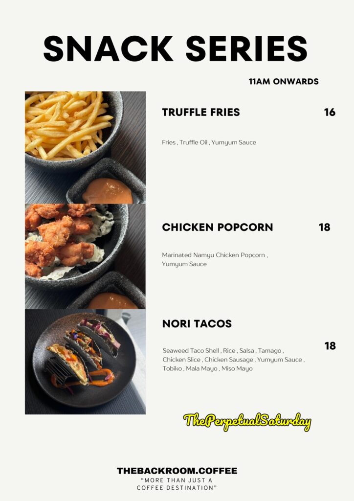 The Backroom Coffee, Chow Kit - Menu, Prices & Review